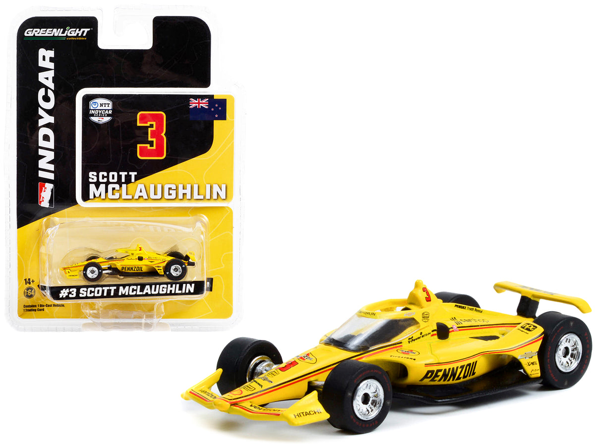 Dallara IndyCar #3 Scott McLaughlin Pennzoil Team Penske NTT IndyCar ...