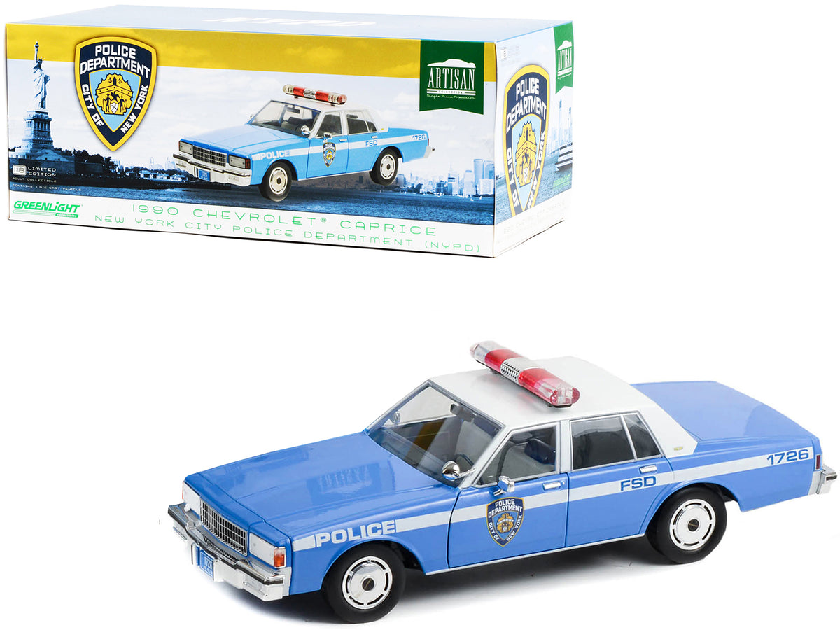 1990 Chevrolet Caprice Police Blue and White NYPD (New York City Police ...