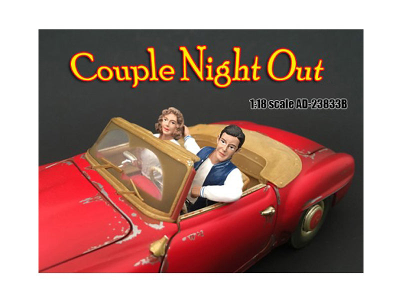 Seated Couple Release II Set of 2 Figurines for 1/18 Scale Models by ...