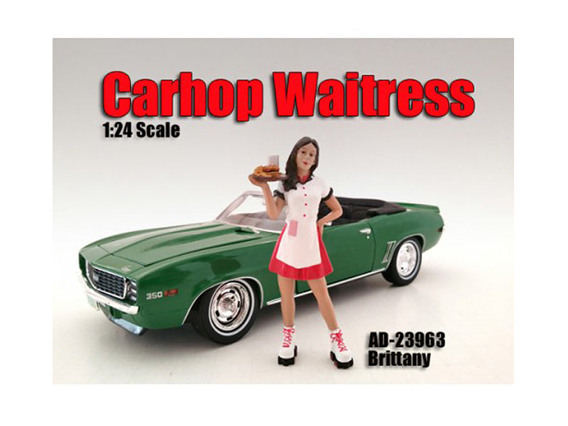 Carhop Waitress Brittany Figurine for 1/24 Scale Models by American ...