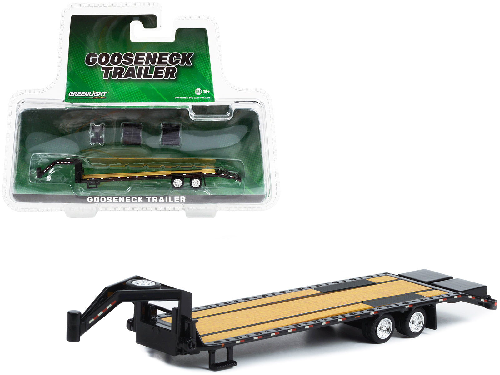 Gooseneck Trailer Black 1/64 Diecast Model by Greenlight – Hobby Hero