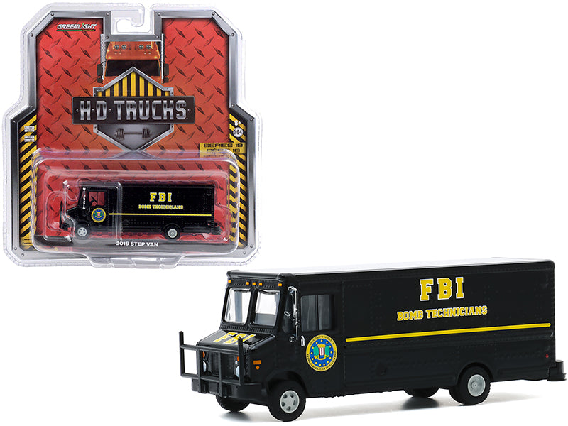 2019 FBI Step Van FBI Bomb Technicians Black H.D. Trucks Series 19 1/64 ...