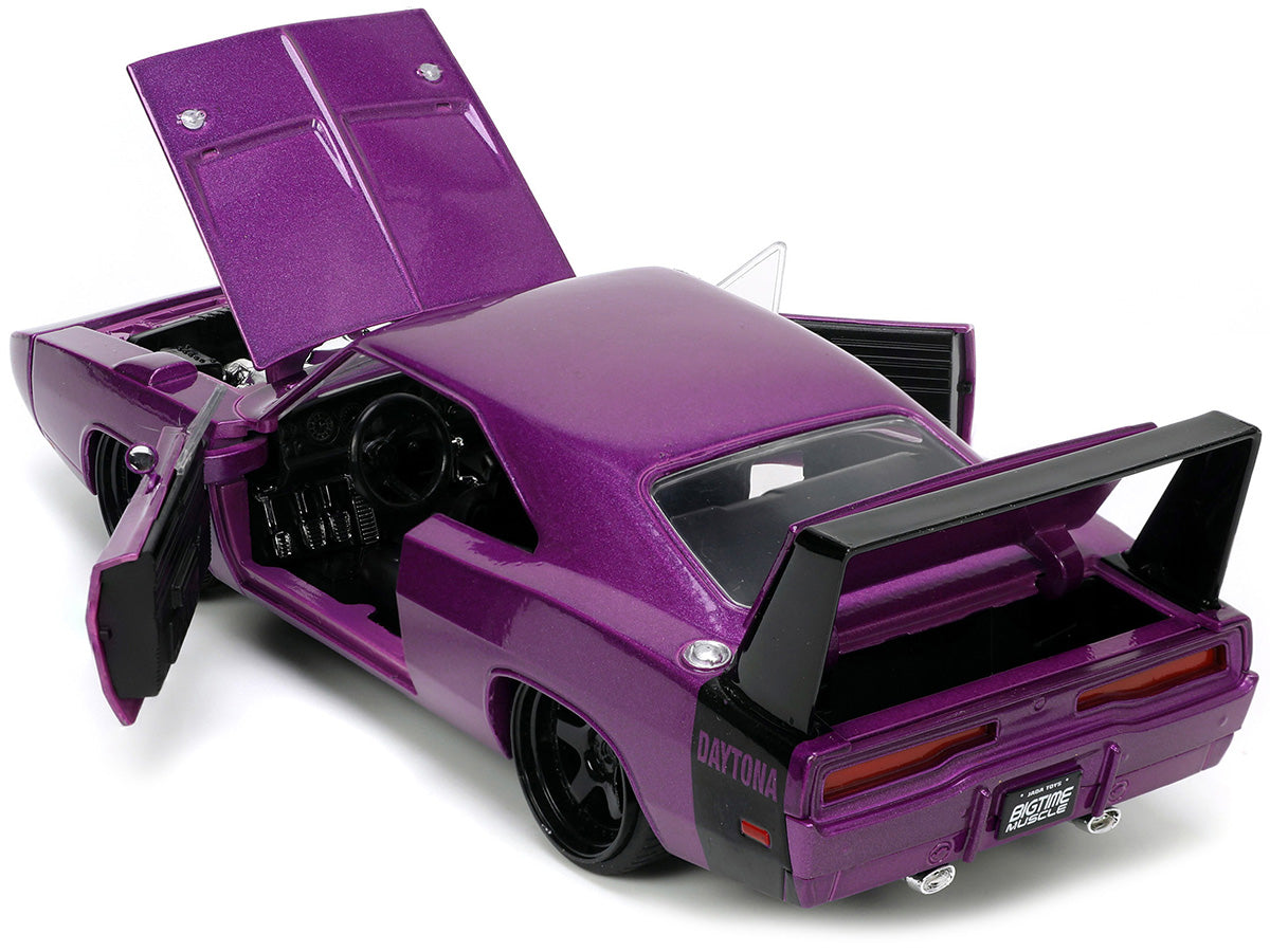1969 Dodge Charger Daytona Purple Metallic with Black Tail Stripe ...