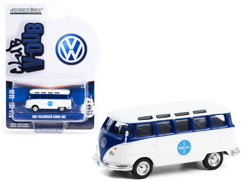 1964 Volkswagen Samba Bus Pan Am Airways Blue and White Club Vee V-Dub ...
