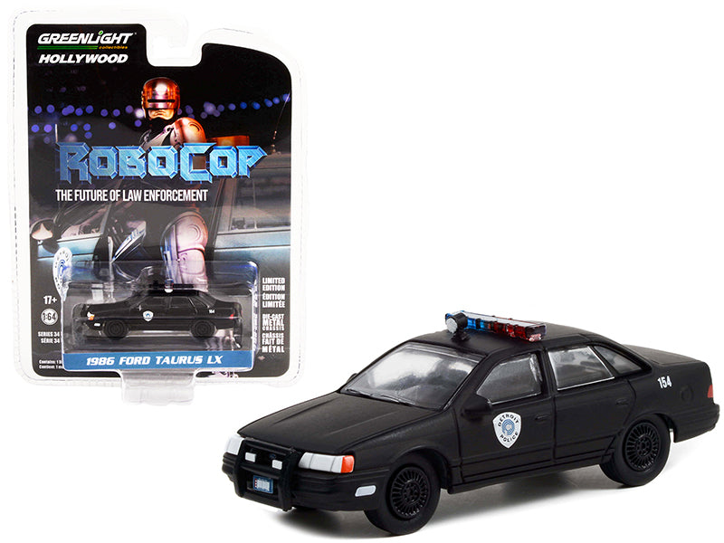 1986 Ford Taurus LX Matt Black Detroit Police RoboCop (1987) Movie ...