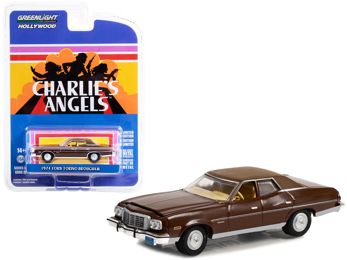 1974 Ford Gran Torino Brougham Brown with Tan Top Charlie’s Angels ...