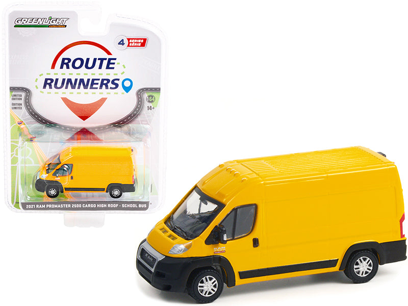 2021 Ram ProMaster 2500 Cargo High Roof Van School Bus Yellow Route ...