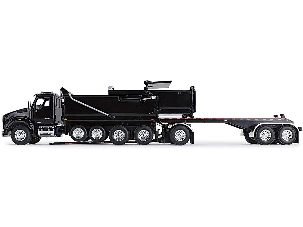 Kenworth T880 Quad-Axle Dump Truck and Rogue Transfer Tandem-Axle Dump ...