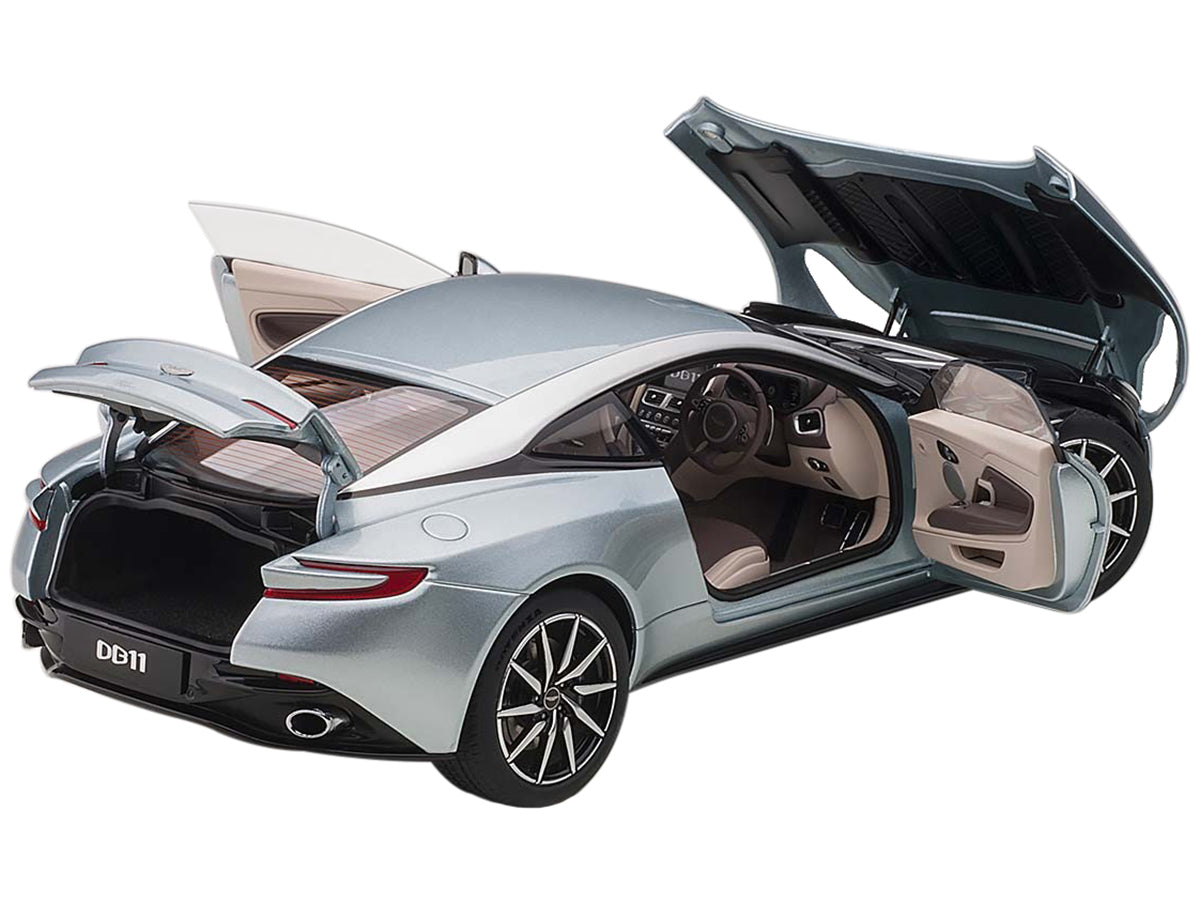 Aston Martin DB11 RHD (Right Hand Drive) Skyfall Silver Blue Metallic 1 ...