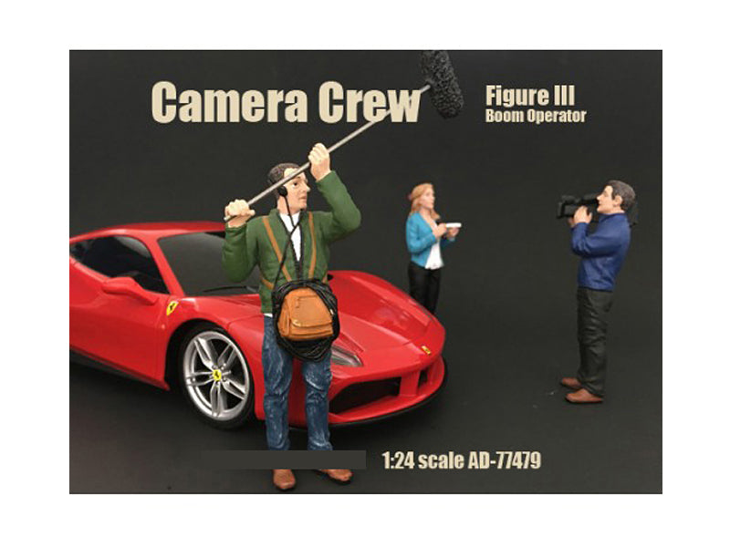 Camera Crew Figure III Boom Operator For 1:24 Scale Models by American ...