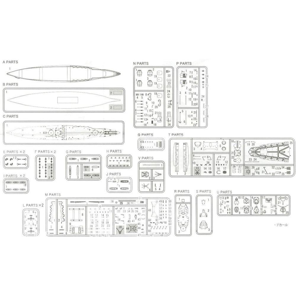 Fujimi FUJ43130 1/700 IJN Aircraft Battleship Hyuga Toku - 89 – Hobby Hero
