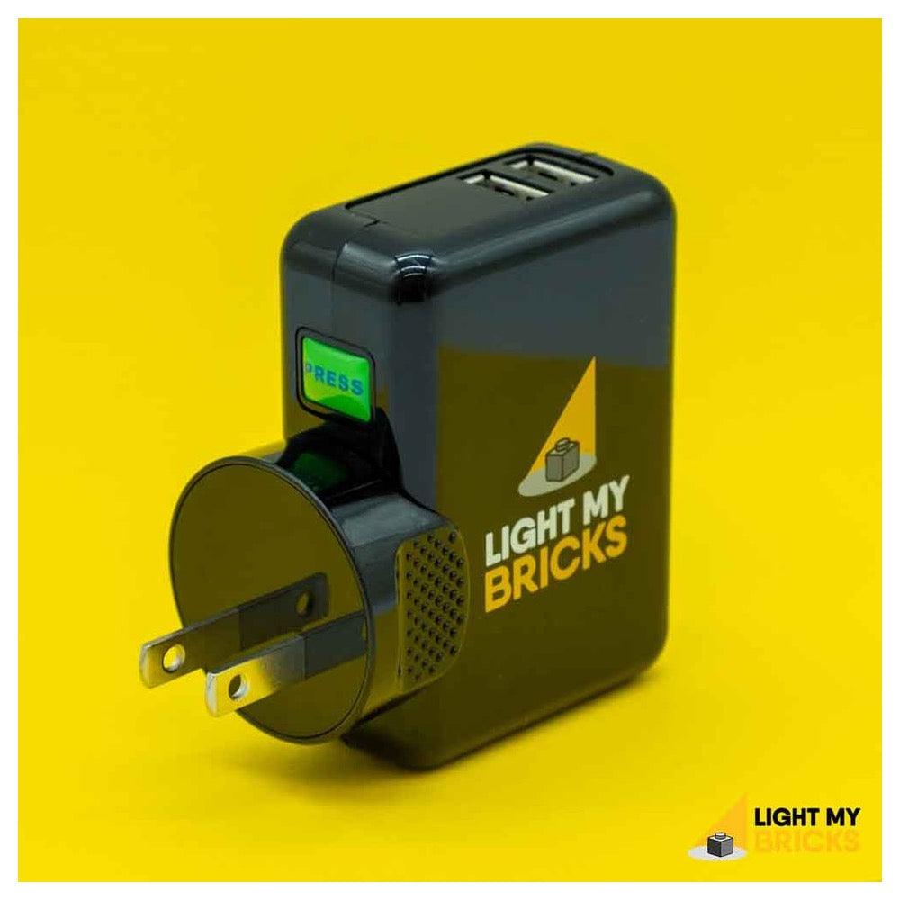 Light My Bricks Universal Power Adaptor 5V 4 Amp USB Wall Adaptor ...