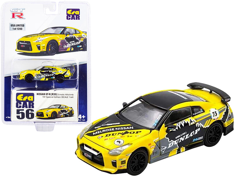 Nissan GT-R (R35) RHD (Right Hand Drive) #73 Yellow with Graphics ...