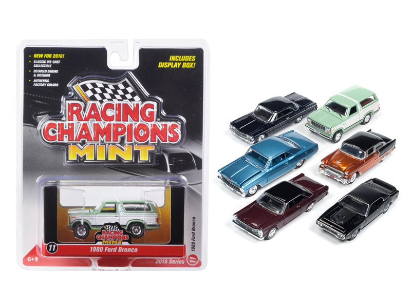 Mint Release 2 Set D Set of 6 cars 1/64 Diecast Model Cars by Racing ...