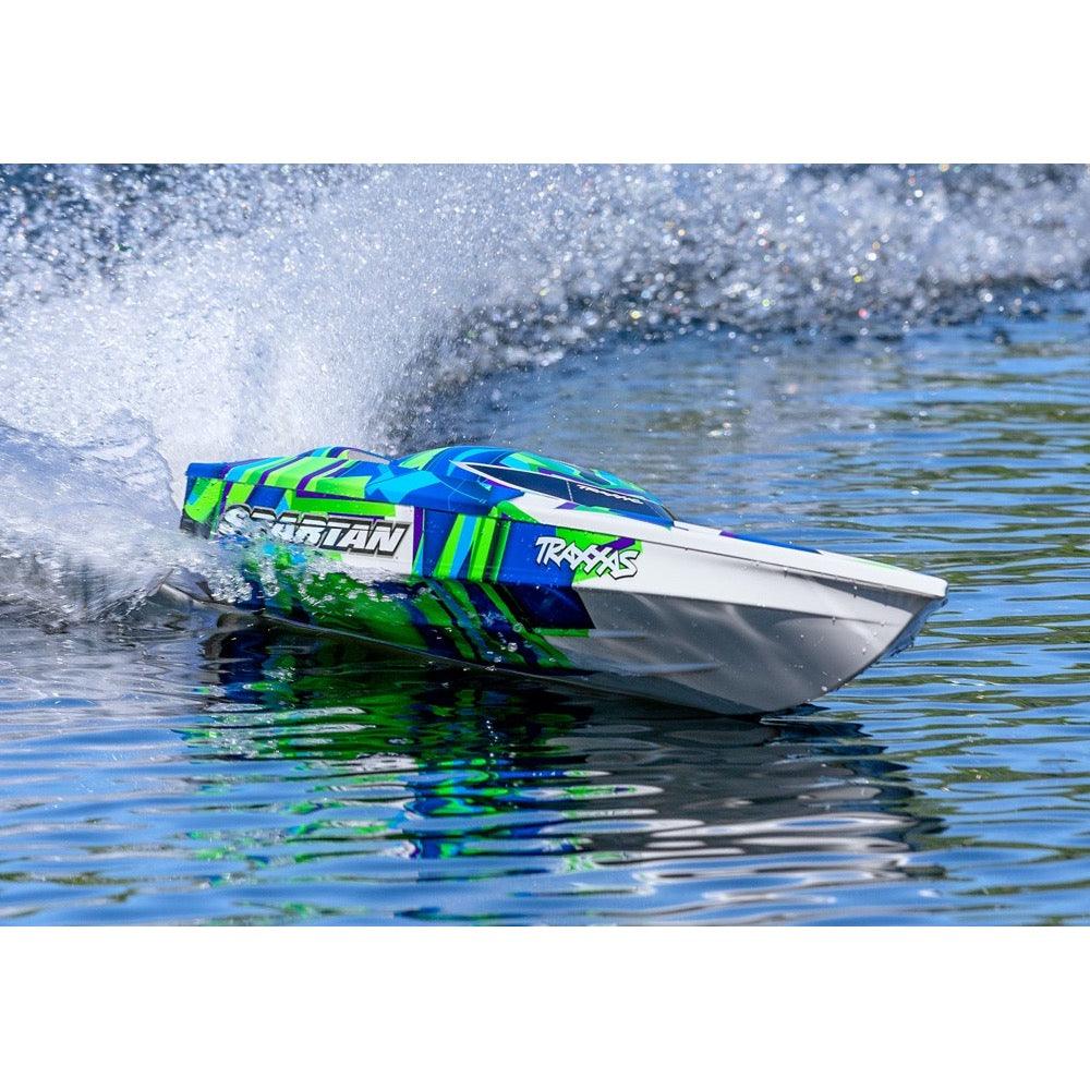 Traxxas 57076-4 Spartan 36in Brushless Muscleboat 1/10 Electric RC Boat ...