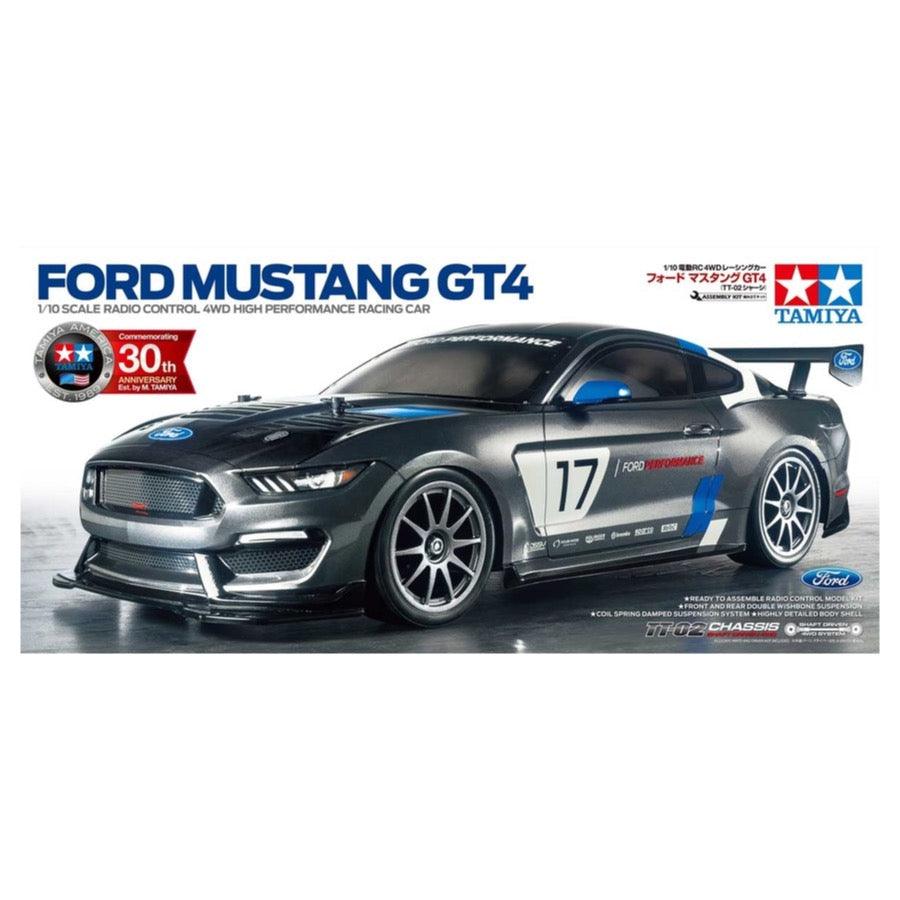 Tamiya 1/10 Ford Mustang GT4 4WD TT-02 On-road RC Kit 58664A – Hobby Hero