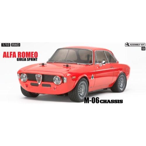 Tamiya Alfa Romeo Giulia Sprint M06 1/10 RC On Road Kit 58486 – Hobby Hero